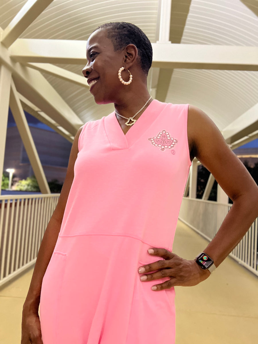 AKA Latarsha Pink Jumpsuit – Soror Bling
