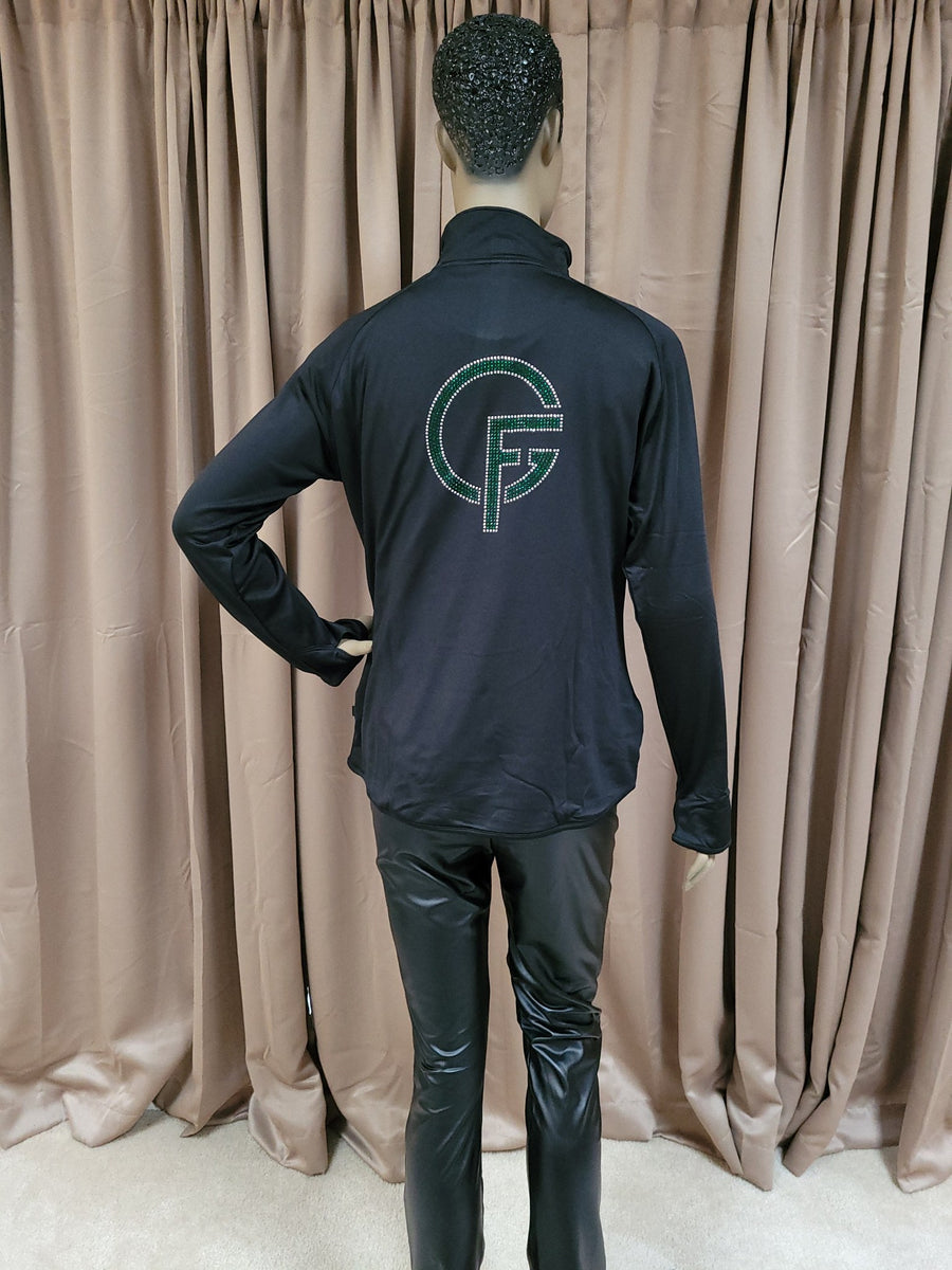 The Girl Friends Lightweight Rhinestone Quarter Zip – Soror Bling